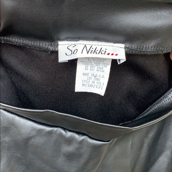 So Nikki | Skirts | So Nikki Skater Skirt Shiny Black | Poshmark